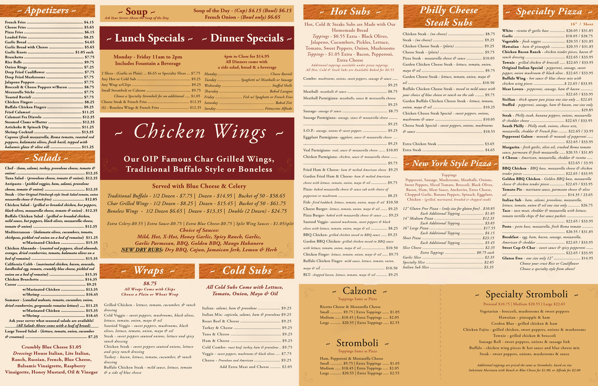 Delicious and Authentic Italian Pizza Menu | Original Italian Pizza